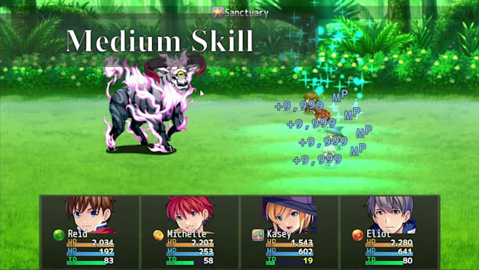 Do Action Sequence In Rpg Maker Mz By Rynkal Fiverr