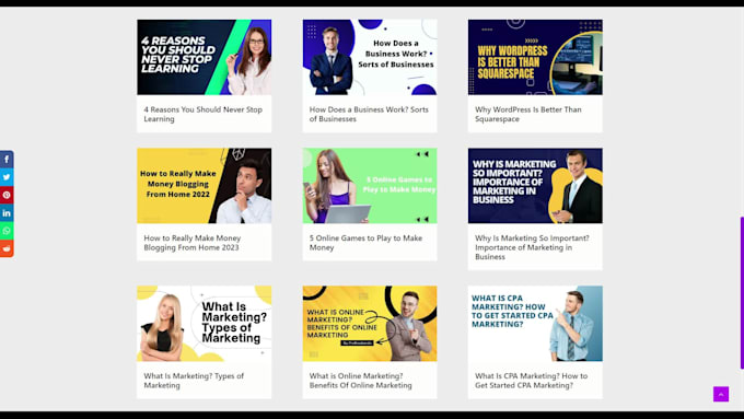 Create A Blog Website Using Generatepress Theme By Salmasultana1 Fiverr