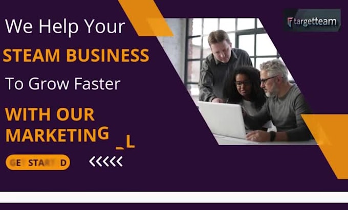 Do steam review, steam game promotion, steam wishlist, steam ads, steam ...