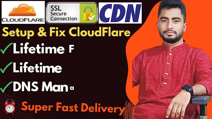 Setup cloudflare free ssl certificate and active cdn by Rakesh_wp | Fiverr