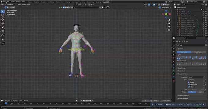 Rig your 3d character professionally in blender by Zainab_3dstudio | Fiverr