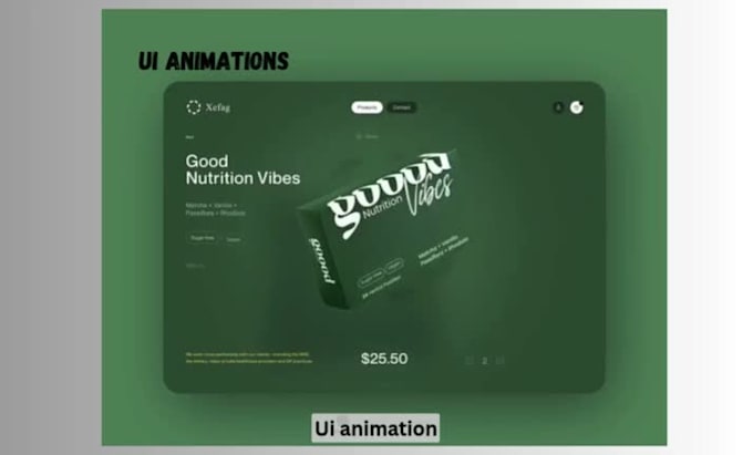 Do lootie splash screen animation, figma animations, website ui ...