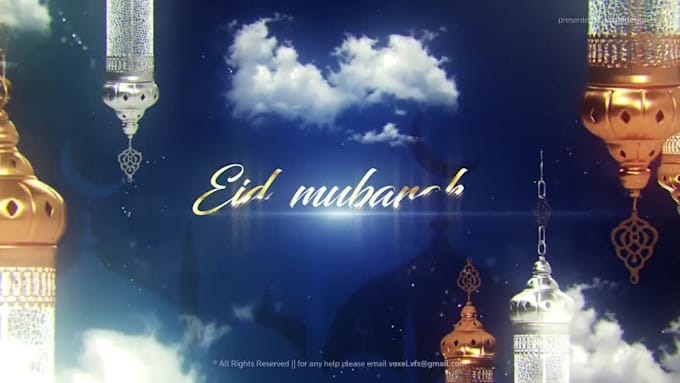 Create eid mubarak video by Pixelvfx | Fiverr
