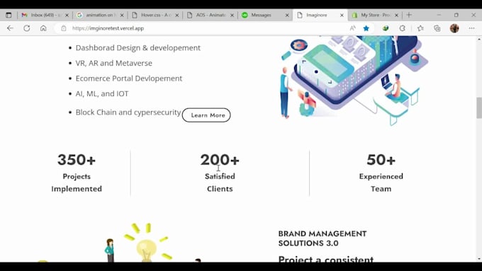 Create a responsive website using html css and javascript by Danyalamin578 | Fiverr