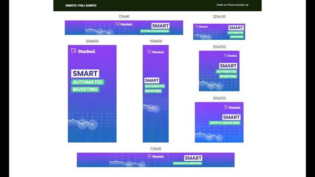 Design attractive animated html5 banner ads by Fouaddraco | Fiverr