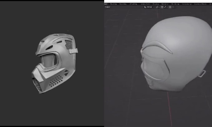 Design 3d mask, 3d helmet, armor helmet, cosplay mask, for 3d printing ...