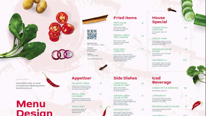 Design professional menu design for restaurants and cafes by ...