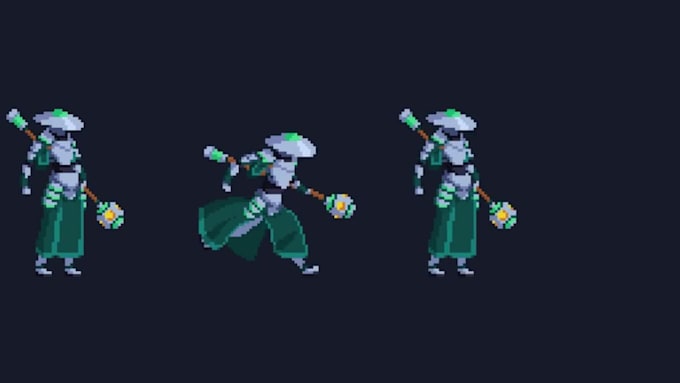 2d hoja de sprites pixel juego arte activos rpg fabricante hoja de ...