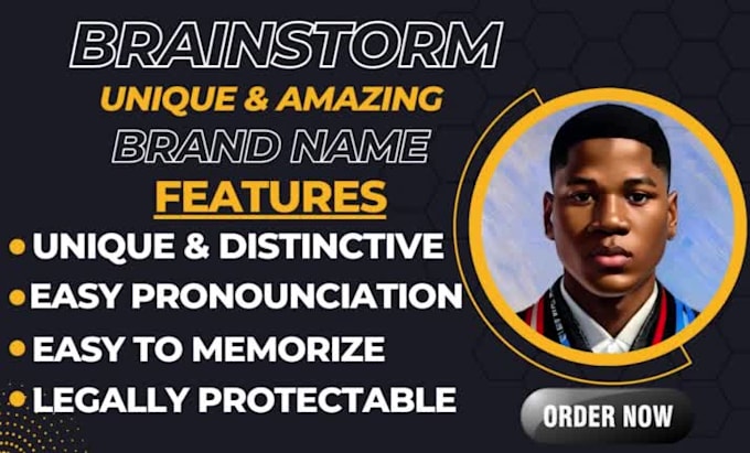 Brainstorm creative business name, brand name for your business product ...