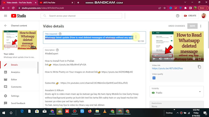 Create, setup and optimize youtube channel, existing and new by ...