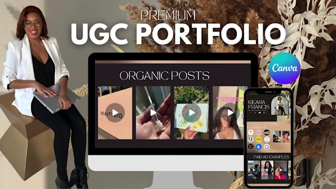 Create a high converting ugc portfolio site by Kieara_celina | Fiverr