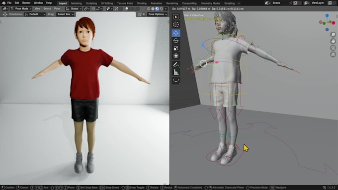 Make your 3d models move lets get rigging by Kchakrastudio | Fiverr