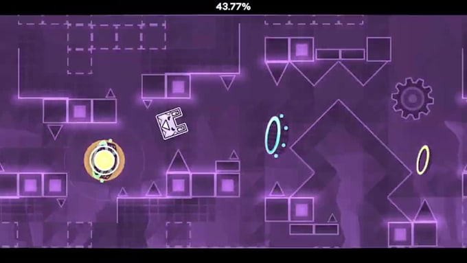 Create a geometry dash layout with a song and gameplay style of your ...