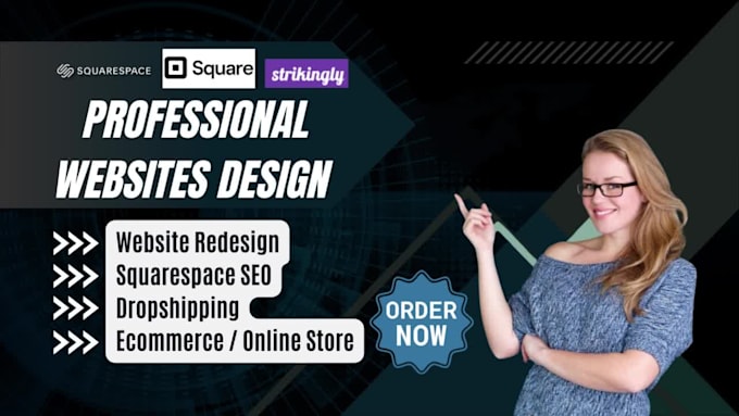 Design ecommerce website using strikingly website, square, squarespace ...