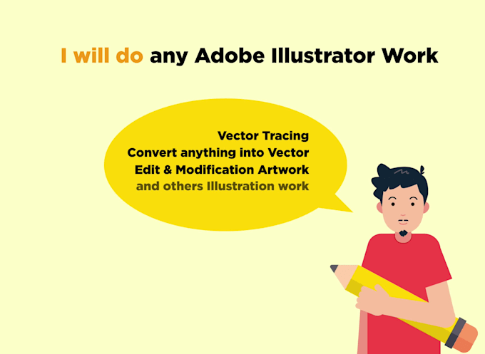 Do any adobe illustrator work by Khairulakbar507 | Fiverr