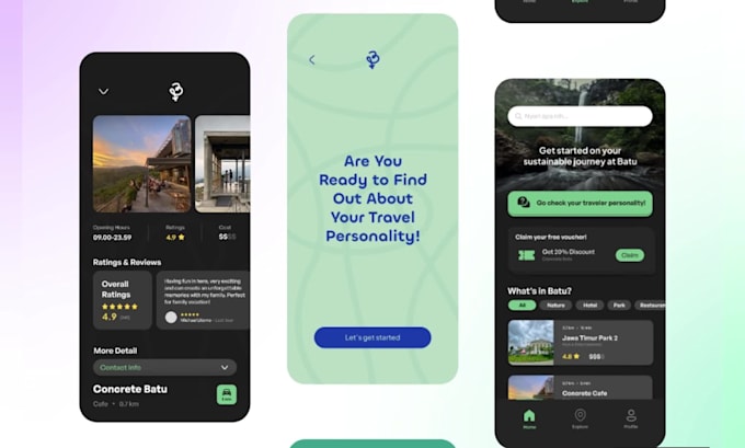 Design clean and minimalist uiux app design in figma by Mchaelu | Fiverr