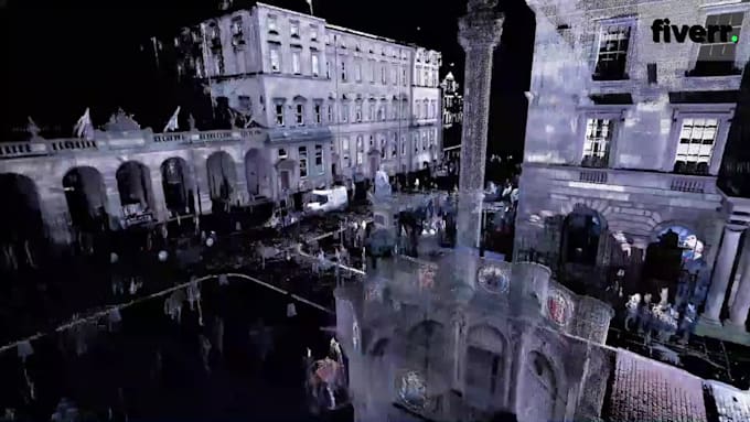 Create high resolution animation walkthroughs of point clouds by M ...