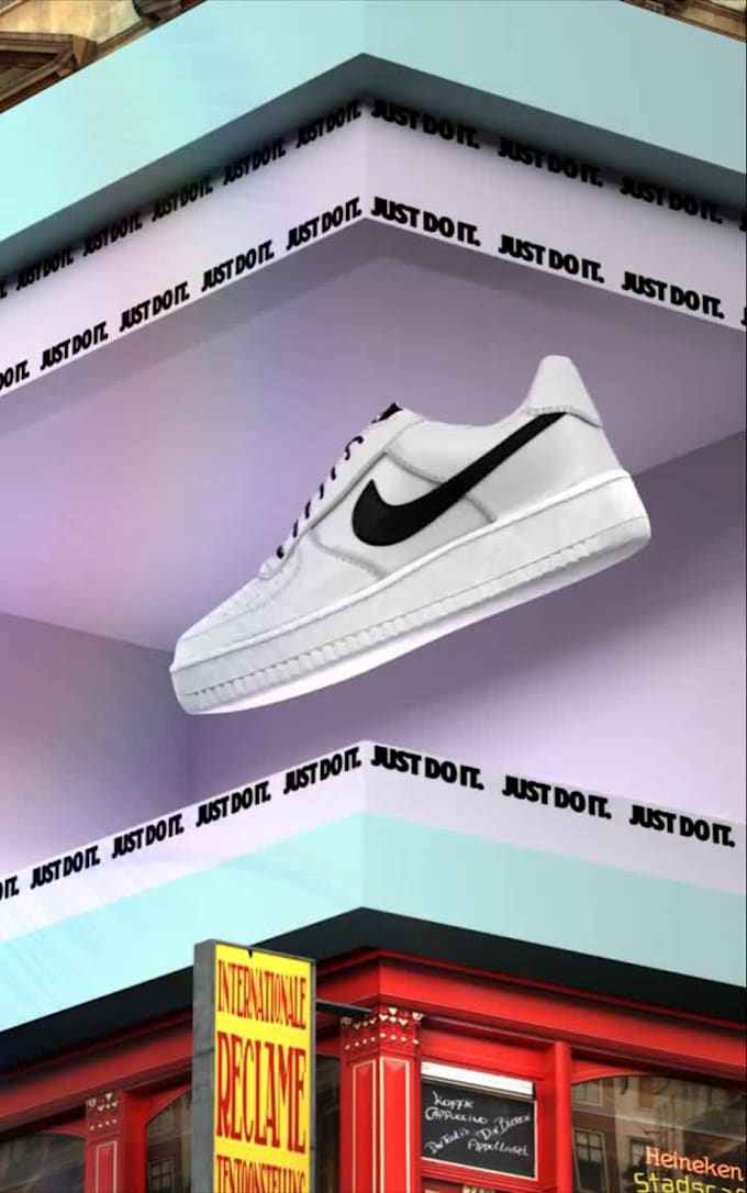 Create 3d anamorphic billboard design that match your product for ...