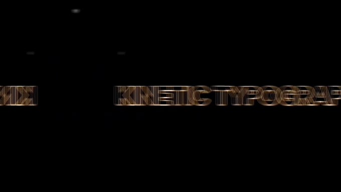 Create custom kinetic typography and text animation video by Anirban_editor | Fiverr