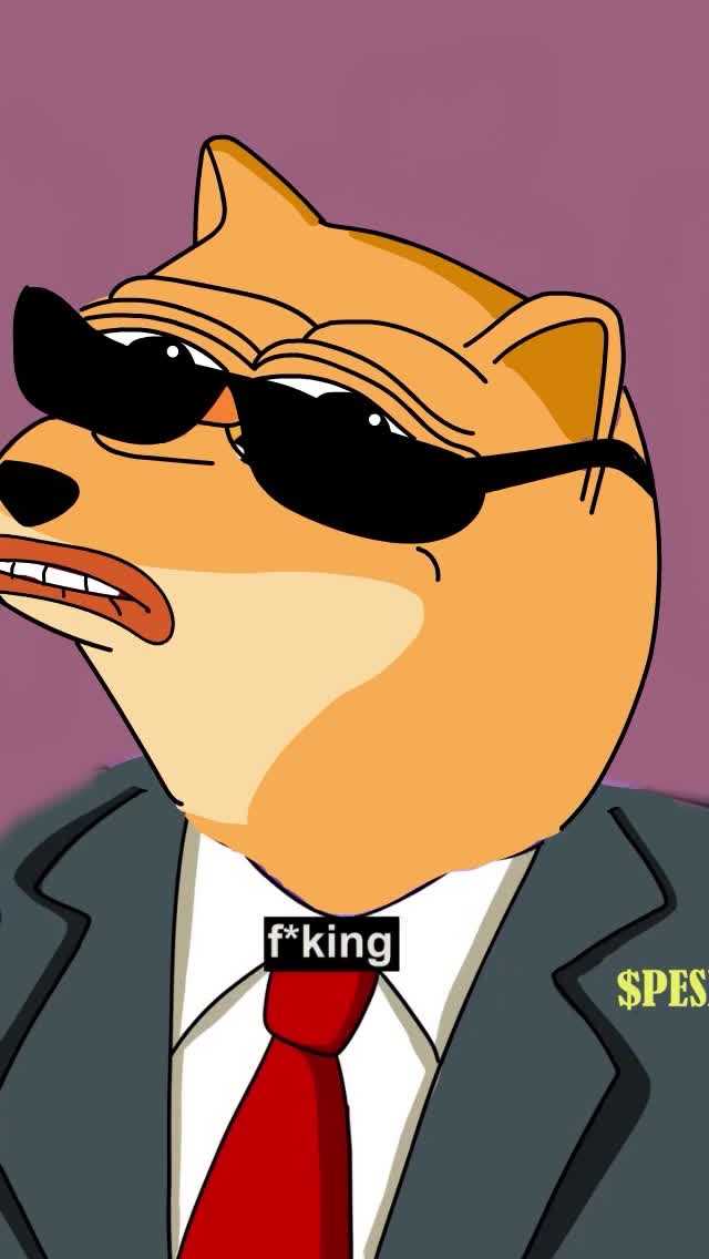 Crypto Meme Video Memecoin Art Doge Pino Trump Meme Coin Video 2d