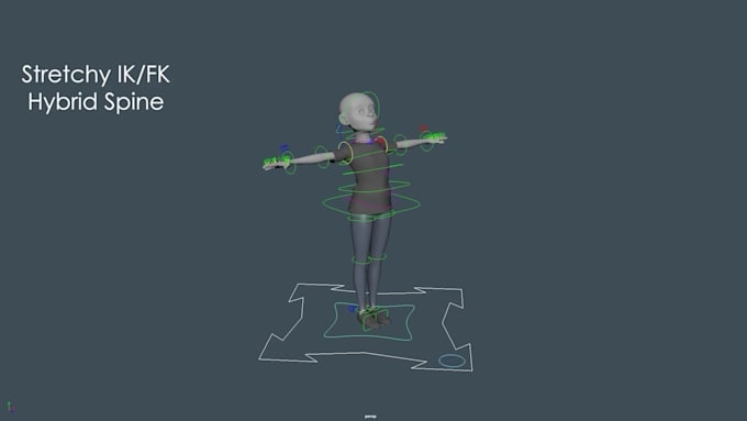 Create advanced 3d rigging for any character by Rodrigobarajas2 | Fiverr