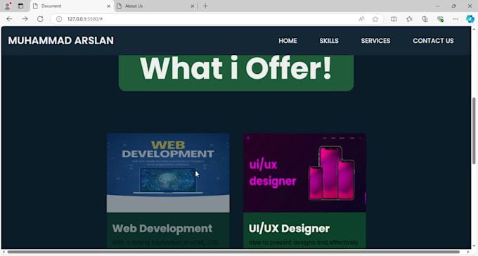 Web developer psd to htm with react js by Arslan5103 | Fiverr