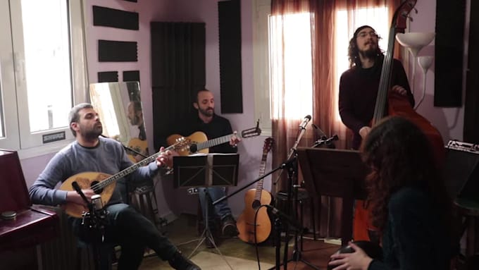 Record world music mixed with modern music, guitar and bouzouki by ...