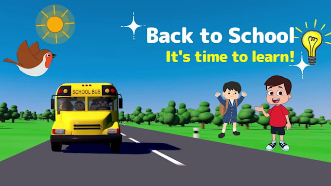 Do amazing 2d cartoon animation, especially poems and rhymes for kids ...