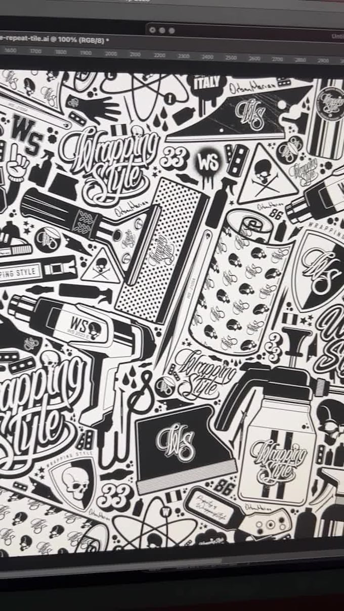 Create you a beautiful repeat pattern design by Fatpunkstudio | Fiverr