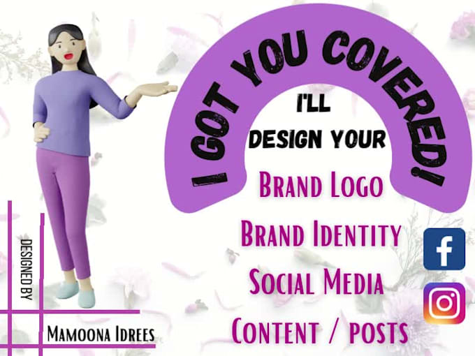 Design eye catching and appealing logo brand identity social media ...