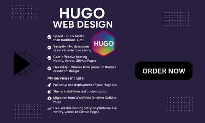 Do a professional and responsive static website using hugo by Lilyweb001 | Fiverr