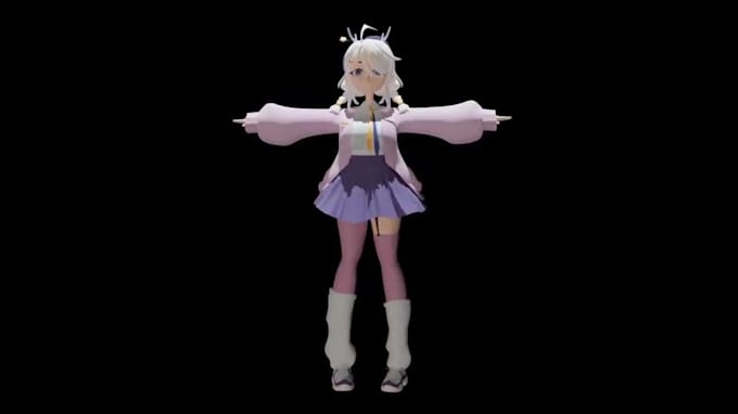 Create and rig stunning 2d vtuber models for streamers custom designs animation by Tsukumo ...