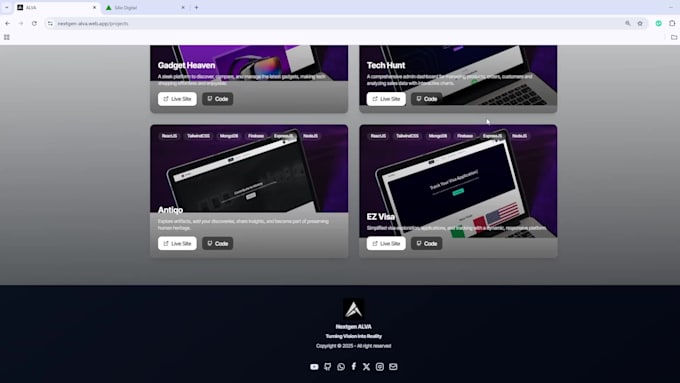Create professional portfolio website by Nextgen_alva | Fiverr