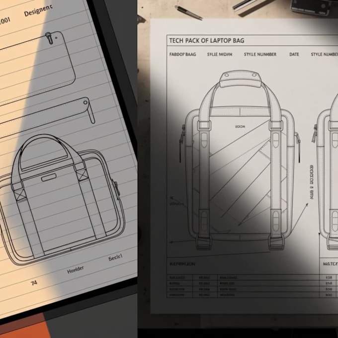 Make bag design, tote bag and bag tech pack by Micci247 | Fiverr