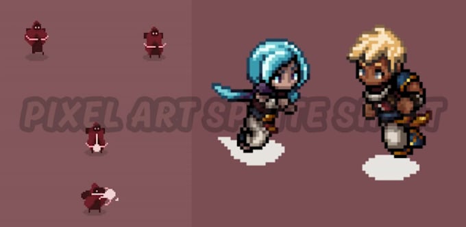 Make pixel art sprite sheet animation sprite sheet pixel animation for ...