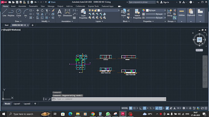 Design 2d floors plans using autocad bungalow and building by ...