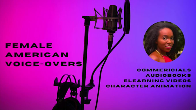 Record a female voiceover with an american english accent by ...