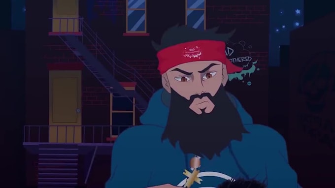 2d music video animation, 2d animation video, anime animation, cartoon ...