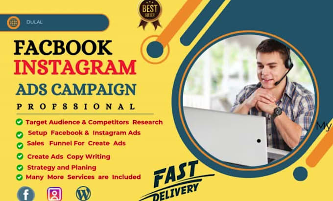 Set up facebook call ads, fb traffic campaign, meta lead ads by ...