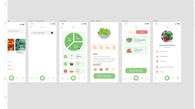 Develop your nutrition mobile app by Florithedev | Fiverr