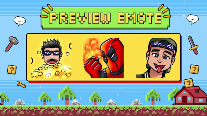Design a cute animated gif emote for kick, twitch or discord by ...