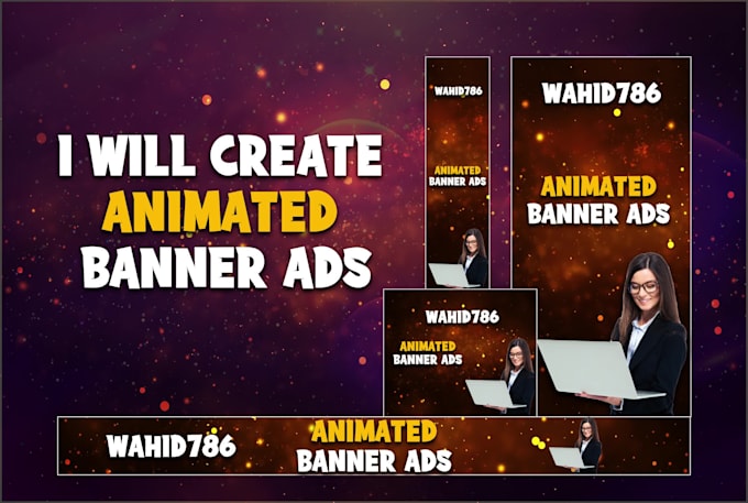 Create animated html5 banner ads by Wahid786 | Fiverr