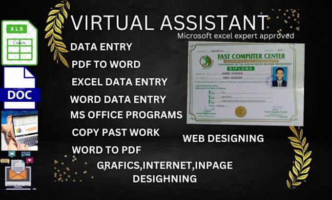 Work as a freelancer data entry by Sabiralimastoi | Fiverr