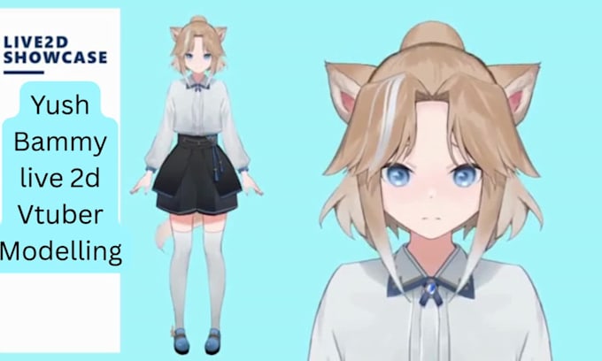 Design and rig a high quality live2d vtuber model for vtube studio and ...