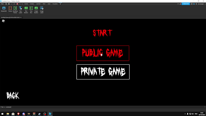 Create you a roblox main menu by Synarcy | Fiverr