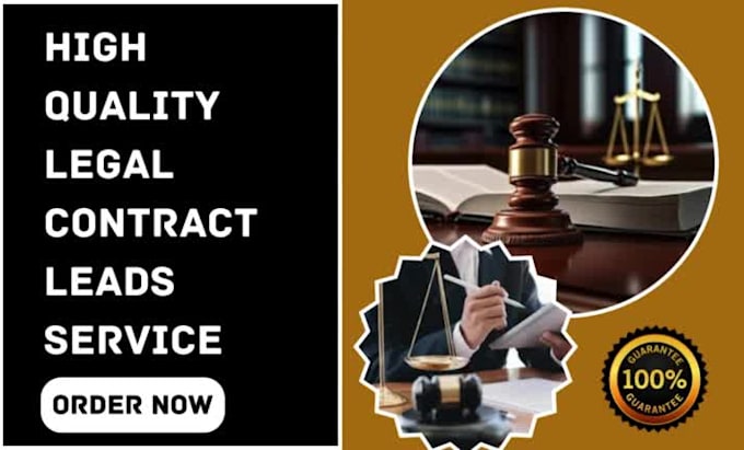 Generate lawyer leads law attorney legal contract compliance legal ...