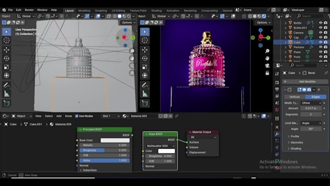 Do 3d cosmetics product modeling, rendering and animation by Dddforge | Fiverr