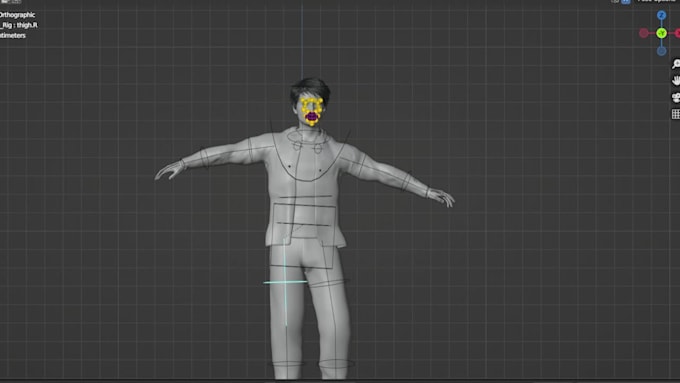 Rig your 3d model in blender by Romailqazi | Fiverr