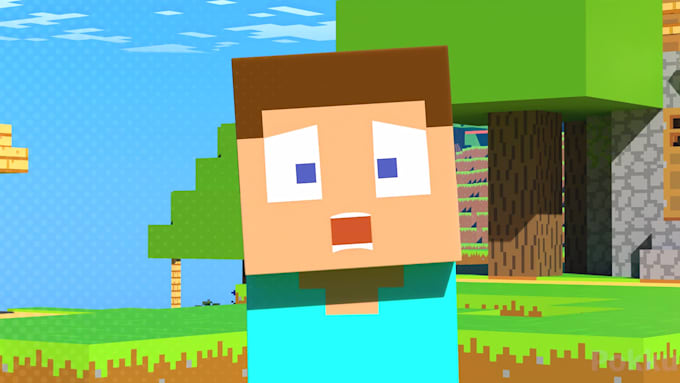 Create custom minecraft animation for you by Pokku_op | Fiverr