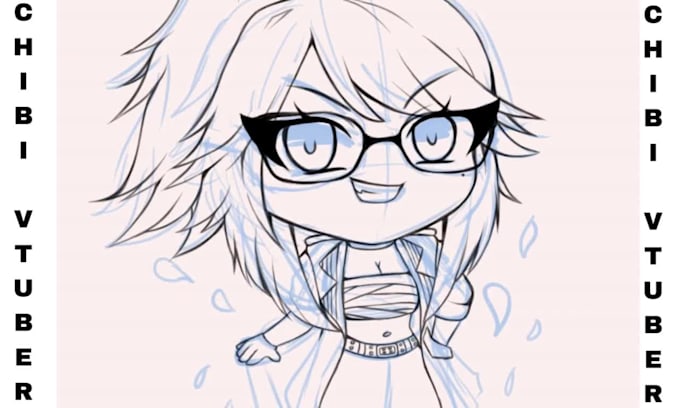 Draw png tuber, gif tuber,vtuber avatar in chibi style for stream ...
